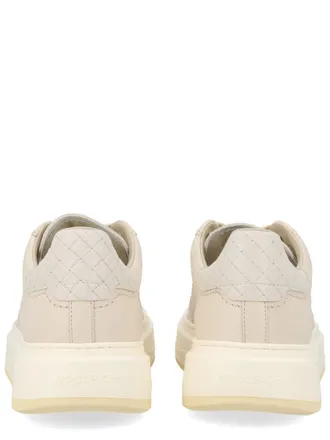 Woolrich Smooth Full-Grain Leather Sneaker - Powder