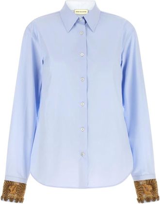 Dries Van Noten Damen, Blusen & Hemden, Blau, SGr&ouml;&szlig;e