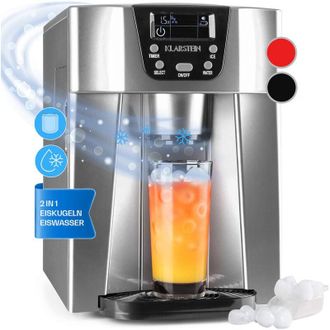 Klarstein Klarstein - Ice Volcano 2GS Machine &agrave; gla&ccedil;ons led 12kg - argent