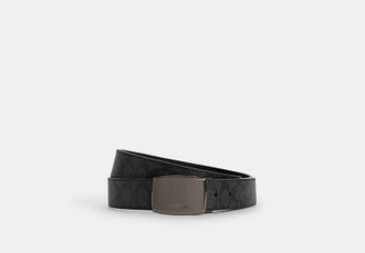 Coach Zuschneidbarer Wendbarer G&uuml;rtel Mit Koppel- Und Dornschnalle, 38 Mm, In Schachtel
