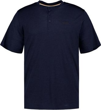 HUGO BOSS Herren T-Shirt schwarz unifarben