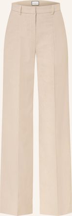 Seductive Seductive Marlenehose Chrissy Mit Leinen beige