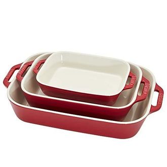 Staub 40508-171-0 Ensemble de plats de cuisson en céramique Cerise