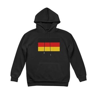 Generic Sweatshirts &Agrave; Capuche Femmes Doublure Polaire Imprim&eacute; Graphique Allemagne Drapeau Pull Hoodie Hauts Streetwear Vintage Pull De D&eacute;tente Athleisure du X