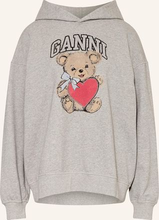 Ganni Oversized-Hoodie grau