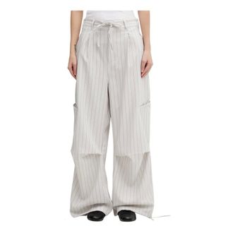 Yohji Yamamoto PS UT SL Pants - Femme - Pantalons - Beige - Taille: 38 FR