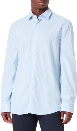 HUGO BOSS Mens Kenno 2 Shirt, Light/Pastel Blue459, 37