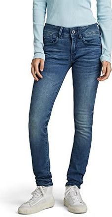 G-Star Femme Jean Lynn Skinny, Bleu (Medium Aged 60885-6550-071), 31W / 30L