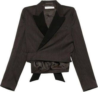 Our Legacy blazer Wrap - Marron