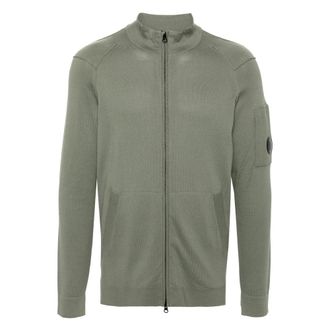 C.P. Company Strickjacke mit Rei&szlig;verschluss - - Knitwear - Herren - Gr&uuml;n - L