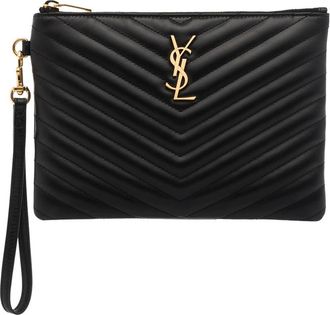 Saint Laurent Quilted Leather Purse