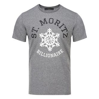 Billionaire Boys Club Homme, Tops, Gris, Taille: XS T-Shirt Col Rond Winter Club