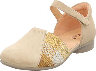 Think Damen GUAD2 chromfrei gegerbte nachhaltige Halbschuhe, ICED Coffee/Kombi 4000