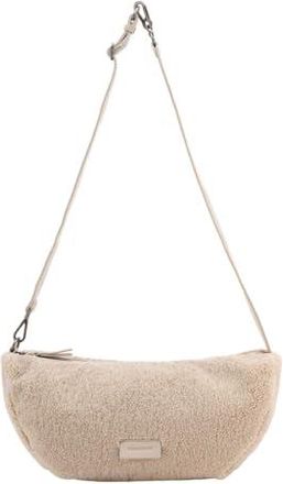 Fredsbruder Cuir sac à épaule bandoulière Furry Friend Crossbag Cream écru