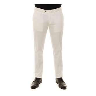 Canali Chino Hose aus strukturiertem Stoff - - Trousers - Herren - Wei&szlig; - 5XL