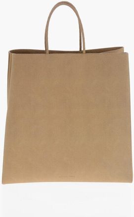 Bottega Veneta Solid Color Leather Maxi Tote Bag Gr&ouml;&szlig;e Unica