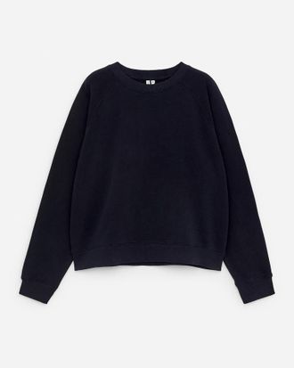 Arket Frottee-Sweatshirt -Blau