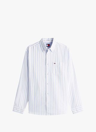 Tommy Hilfiger Chemise col am&eacute;ricain &agrave; rayures en coton