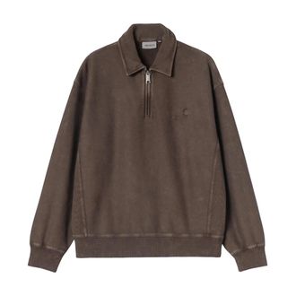Carhartt Work in Progress Lambert Polo Sweatshirt - - Sweatshirts & Hoodies - Herren - Braun - M
