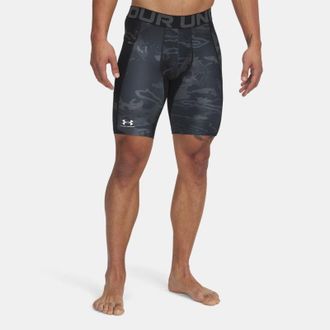 Under Armour HeatGear Print Shorts f&uuml;r Herren (25 cm) Schwarz / Wei&szlig; S