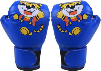 Generico Sparring-Handschuhe f&uuml;r Kinder, Boxbandagen, Trainingshandschuh, atmungsaktives PU-Leder, Trainingshandschuhe mit Cartoon-Muster, Boxen f&uuml;r Jugendlich