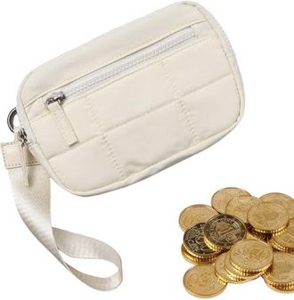 Generic Petit portefeuille avec dragonne - Sac de rangement pour t&eacute;l&eacute;phone avec fermeture &eacute;clair - Sac &agrave; main r&eacute;glable pour la maison, les d&icirc;ners, les voyages