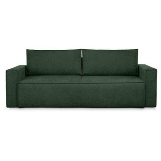 Konsimo Napi ii Sofa 3 Sitzer, mit Schlaffunktion, Modern, gr&uuml;n - Konsimo