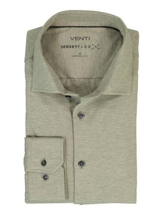 Venti Herren Hemd gr&uuml;n meliert