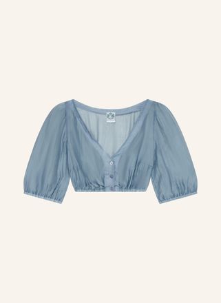Hammerschmid Hammerschmid Dirndlbluse Eveline blau