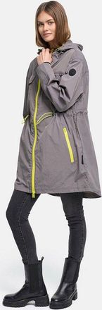 Marikoo Outdoorjacke Tr&uuml;ffelbonbon Funktionale Outdoorjacke mit Kapuze und Kordelzug