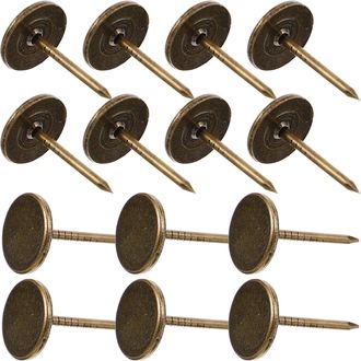 Artibetter 100 St&uuml;ck Polstern&auml;gel Flachkopf Vintage Bronze Daumen Heftzwecken Dekorative M&ouml;beln&auml;gel f&uuml;r Polsterm&ouml;bel und Innendekoration Robust Langlebig Vielsei