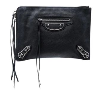 Balenciaga Sac pochette Pre-owned - Femme - Pre-owned - Noir - Taille: ONE Size