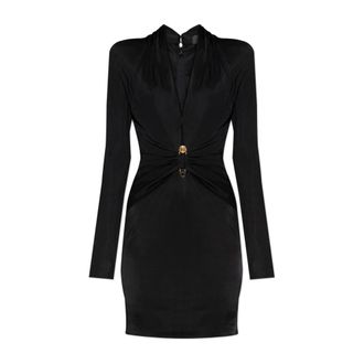 Versace Kleid mit Applikation - - Dresses - Damen - Schwarzk - S