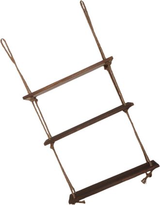 NUOBESTY Schwebendes 3 st&ouml;ckiges Wandregal 42x14x1,5cm Rustikales H&auml;ngeregal f&uuml;r Schlafzimmer und Wohnzimmer Wandmontiertes Aufbewahrungsregal im Landhausstil