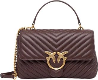 Pinko Pinko, Femme, Sacs, Brun, Taille: ONE Size Classic Lady Love Bag Puff