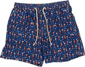 MC2 Saint Barth Homme, Maillots de bain, Bleu, Taille: L Lighting Micro Fantasy-Ultralight Swim Short