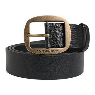 Dolce & Gabbana Homme, Accessoires, Noir, Taille: 115 CM Magnifique Ceinture