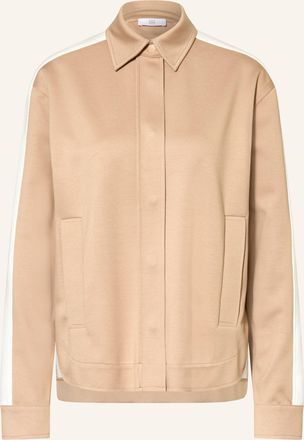 Riani Riani Sweatjacke Mit Galonstreifen beige
