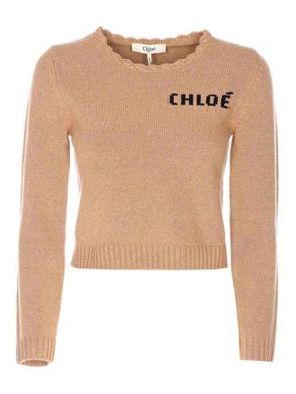 Chlo&eacute; Pull Col Rond - Marron
