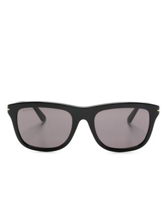 Gucci lunettes de soleil teint&eacute;es &agrave; monture carr&eacute;e - Noir