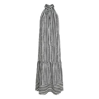 Karl Lagerfeld Gestreiftes Baumwoll-Maxikleid - - Dresses - Damen - Mehrfarbig - XS