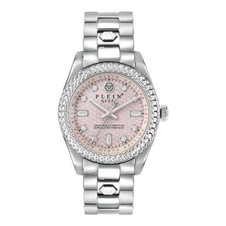Philipp Plein Femme, Accessoires, Gris, Taille: ONE Size Queen Crystal Quartz Watch
