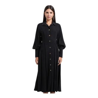 Fracomina Femme, Robes, Noir, Taille: 40 FR Shirt Robes