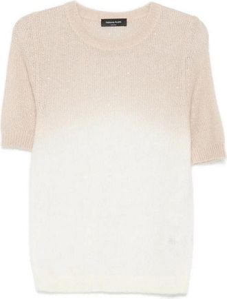 Fabiana Filippi Pull Col Rond - Beige