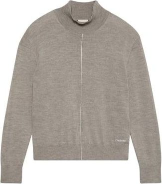 Calvin Klein Pull oversize col montant