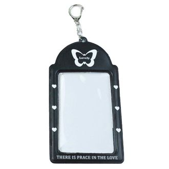 Generic Fotokartenhalter Schlüsselbund Kpop Idol Photo Sleeve Schmetterlingsmuster -id -kartenabdeckung Schülertasche Anhänger Bus Karte Helle Schule Schule