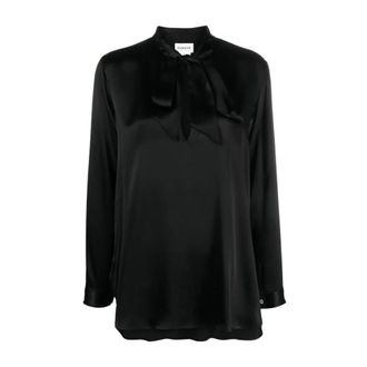 P.A.R.O.S.H. Langarmshirt - - Blouses & Shirts - Damen - Schwarzk - M