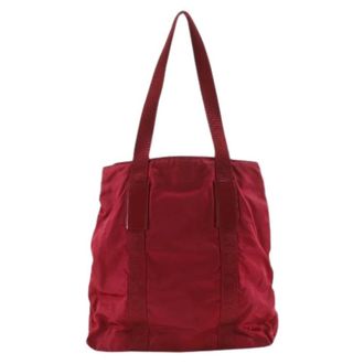 Prada Pre-owned Vintage Nylon Tote Bag - - Pre-owned - Damen - Rot - ONE SIZE