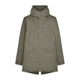Lambretta Herren Outdoor Warm Winter Wasserabweisend Parka Jacke - Khaki, khaki, M