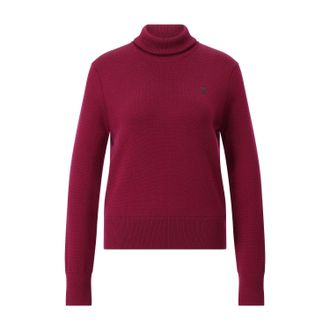 Ami Rollkragenpullover mit Logo